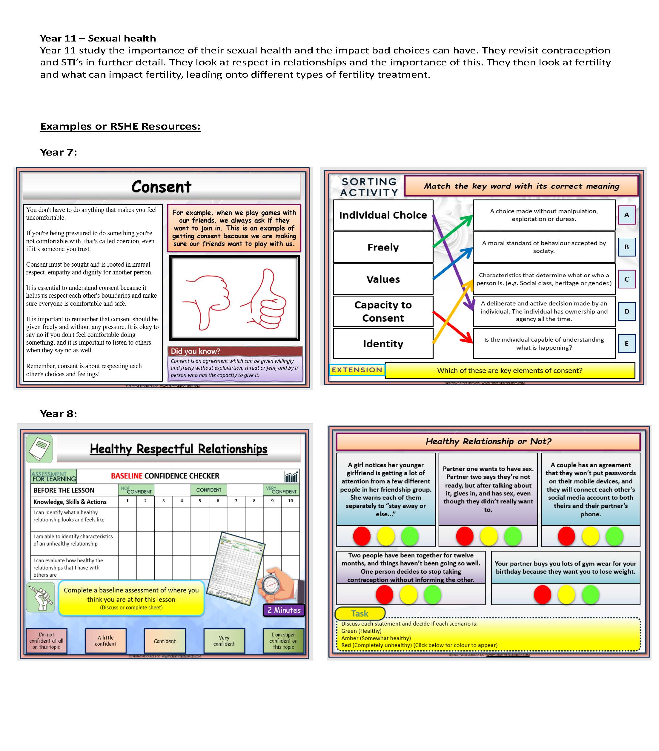 Relationships, Sex and Health Education (RSHE) Overview - Rise Carr College
